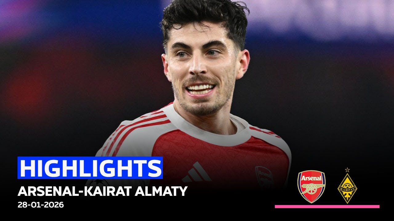 HIGHLIGHTS: Arsenal – Kairat Almaty (Matchday 8) - YouTube