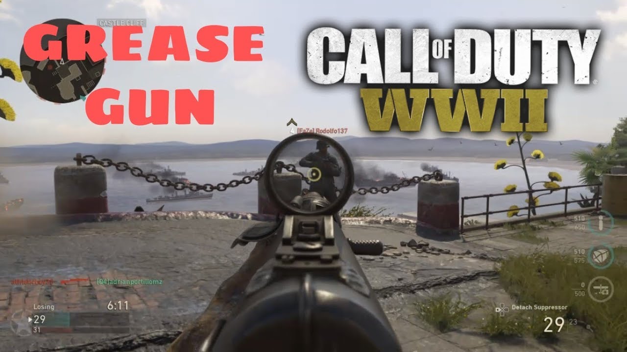 Grease Gun || Call Of Duty: WWII - YouTube