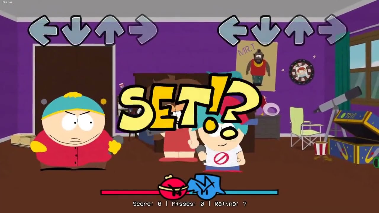 FNF Vs Cartman Leak South Park (FatBoy Song Part) - YouTube