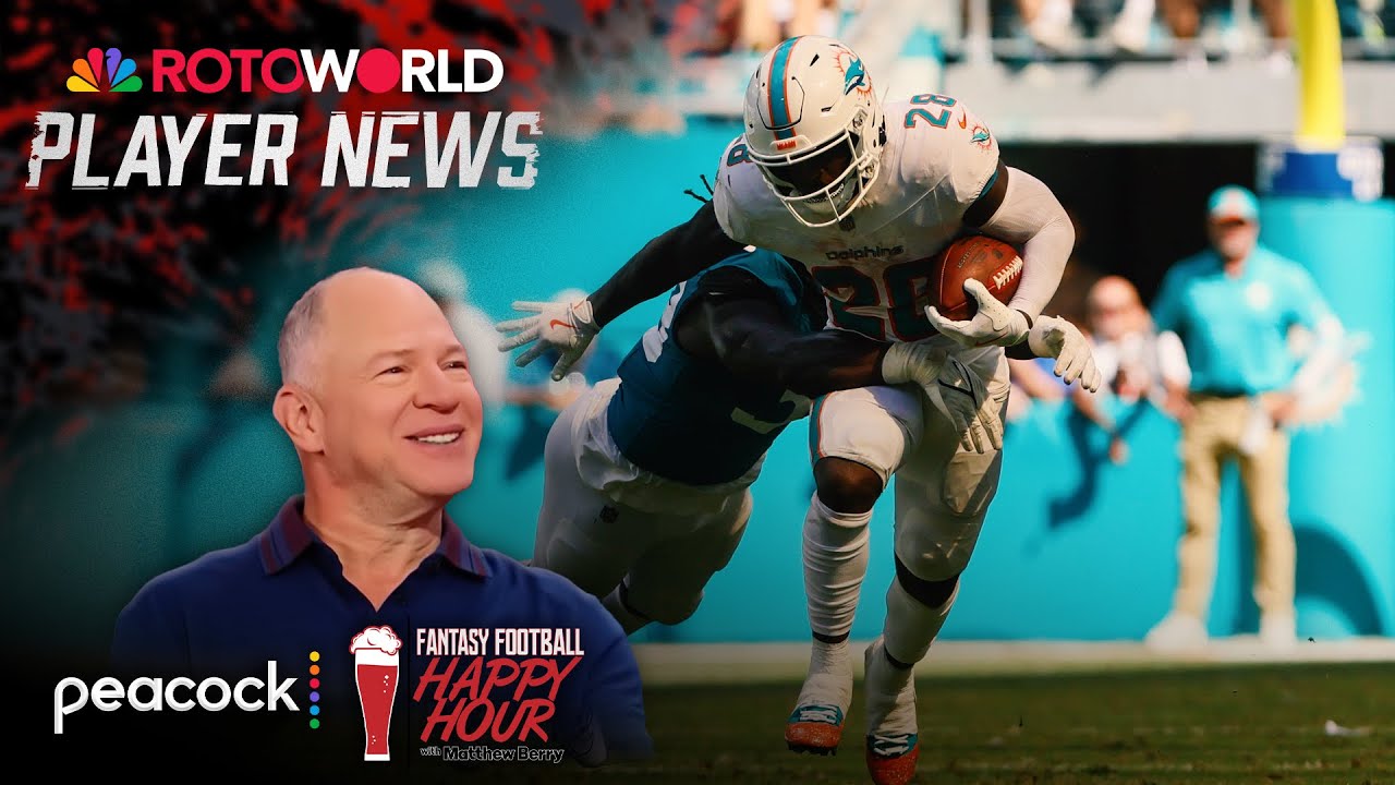 Miami Dolphins favor Achane over Mostert in Week 1 | Fantasy Football ...