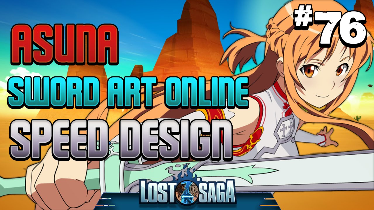 Lost Saga: Sword Art Online, Asuna Speed Gear Design - YouTube