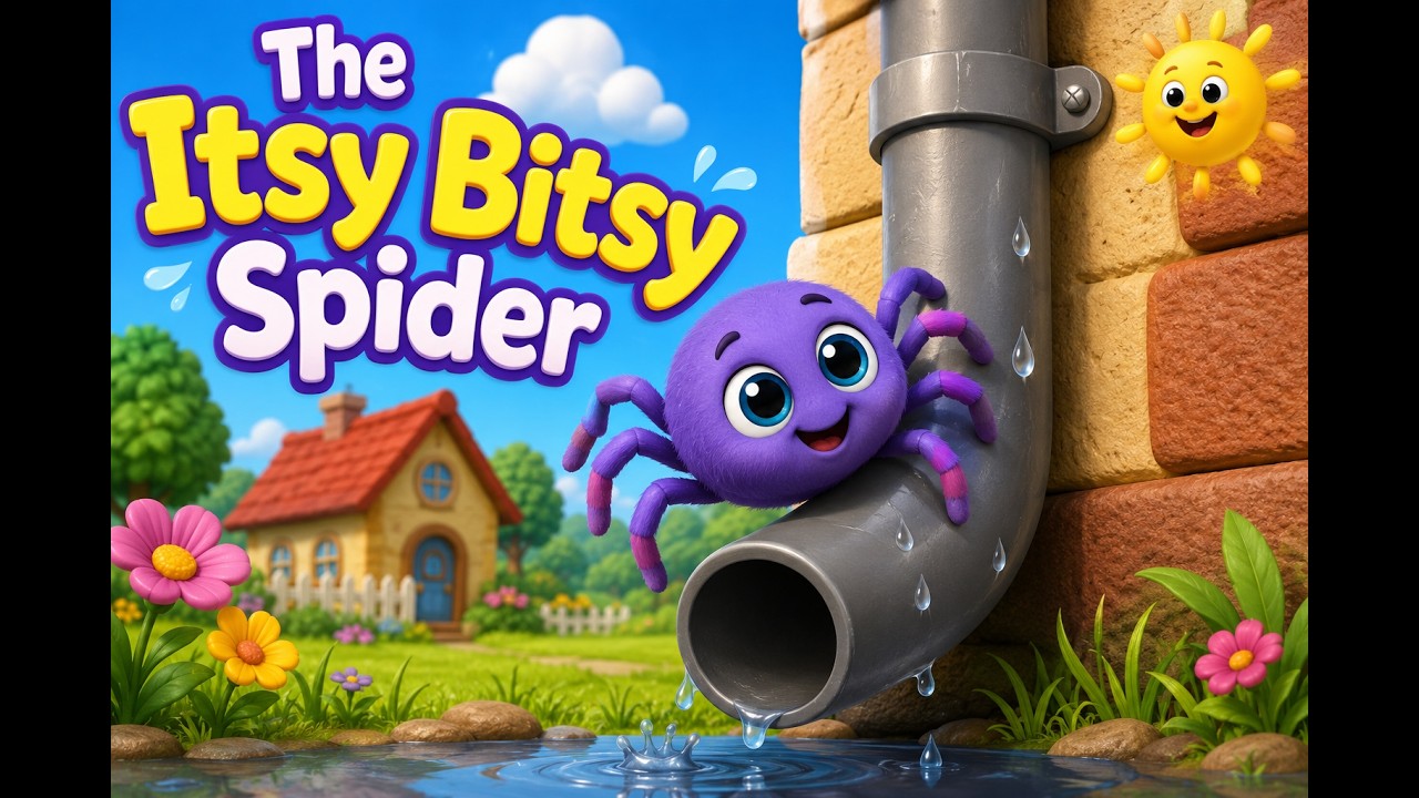 Itsy Bitsy Spider|Nursery rhymes|Kids Rhymes|English Kids Song|English ...