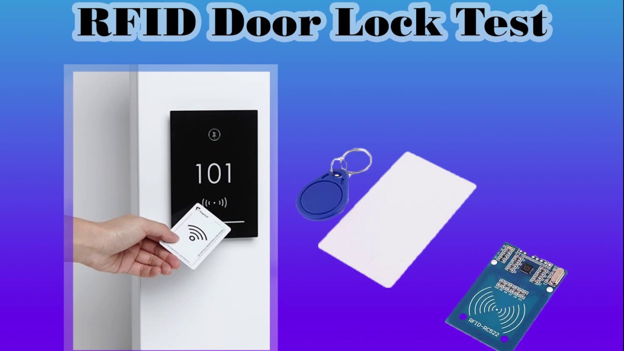 RFID Door Lock Test - YouTube