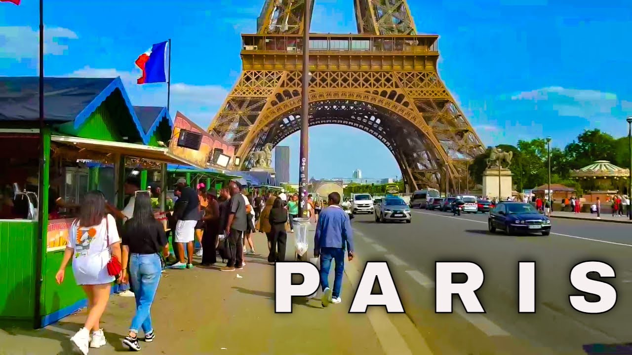 Paris France - Walk in Paris - Paris Summer Walk - YouTube