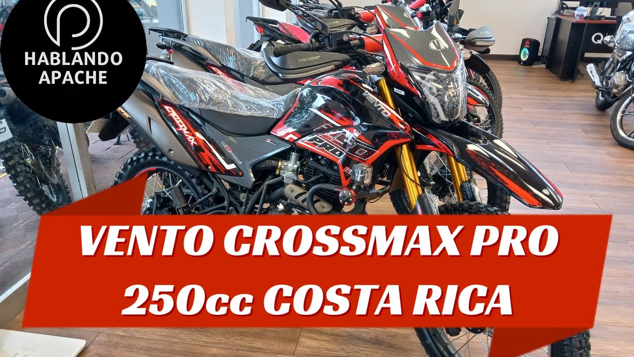 moto Vento Crossmax 250 cc ficha técnica Costa Rica - YouTube