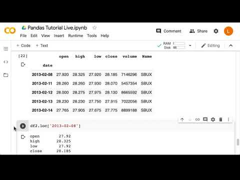Selecting Rows and Columns (Deep Learning Prerequisites: The Numpy Stack in Python V2)