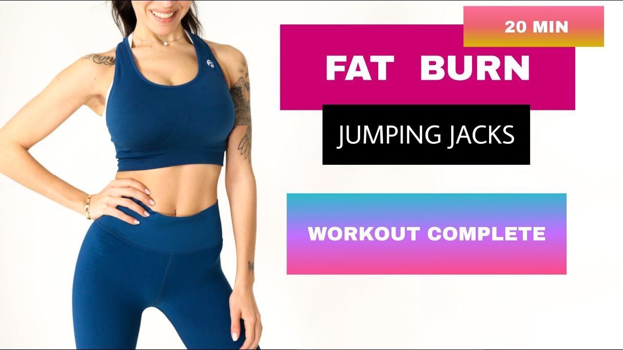 Intense 20 minute FAT BURNING WORKOUT - JUMPING JACKS WORKOUT 🔥 | (no ...