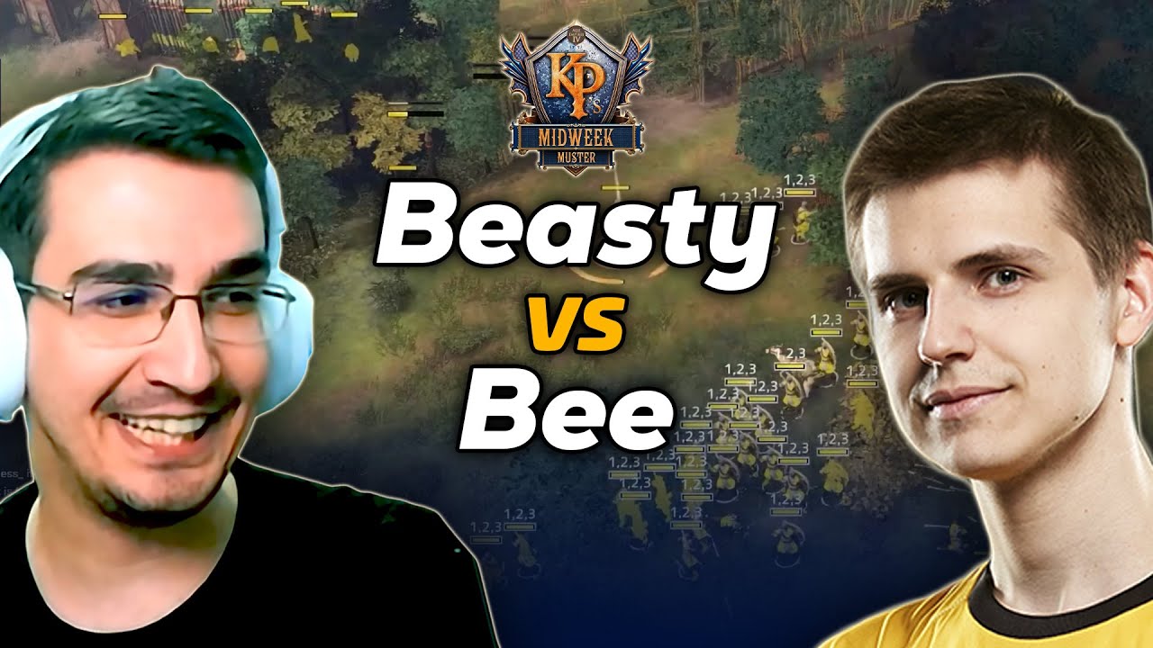 Beasty vs Bee - KP's Midweek Muster AOE4 Pro Tournament - YouTube