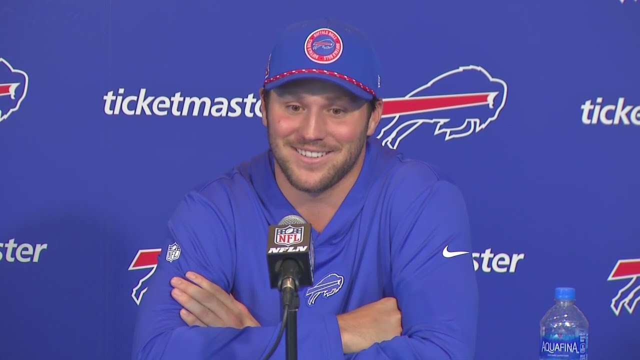 Josh Allen: FULL news conference one week before NFL draft - YouTube
