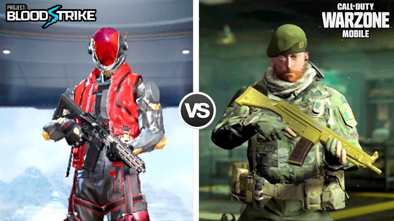 WARZONE MOBILE vs PROJECT BLOODSTRIKE Comparison. Which One Is Best ...