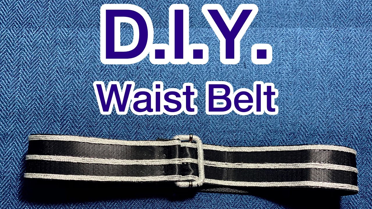 DIY- Waist Belt - YouTube