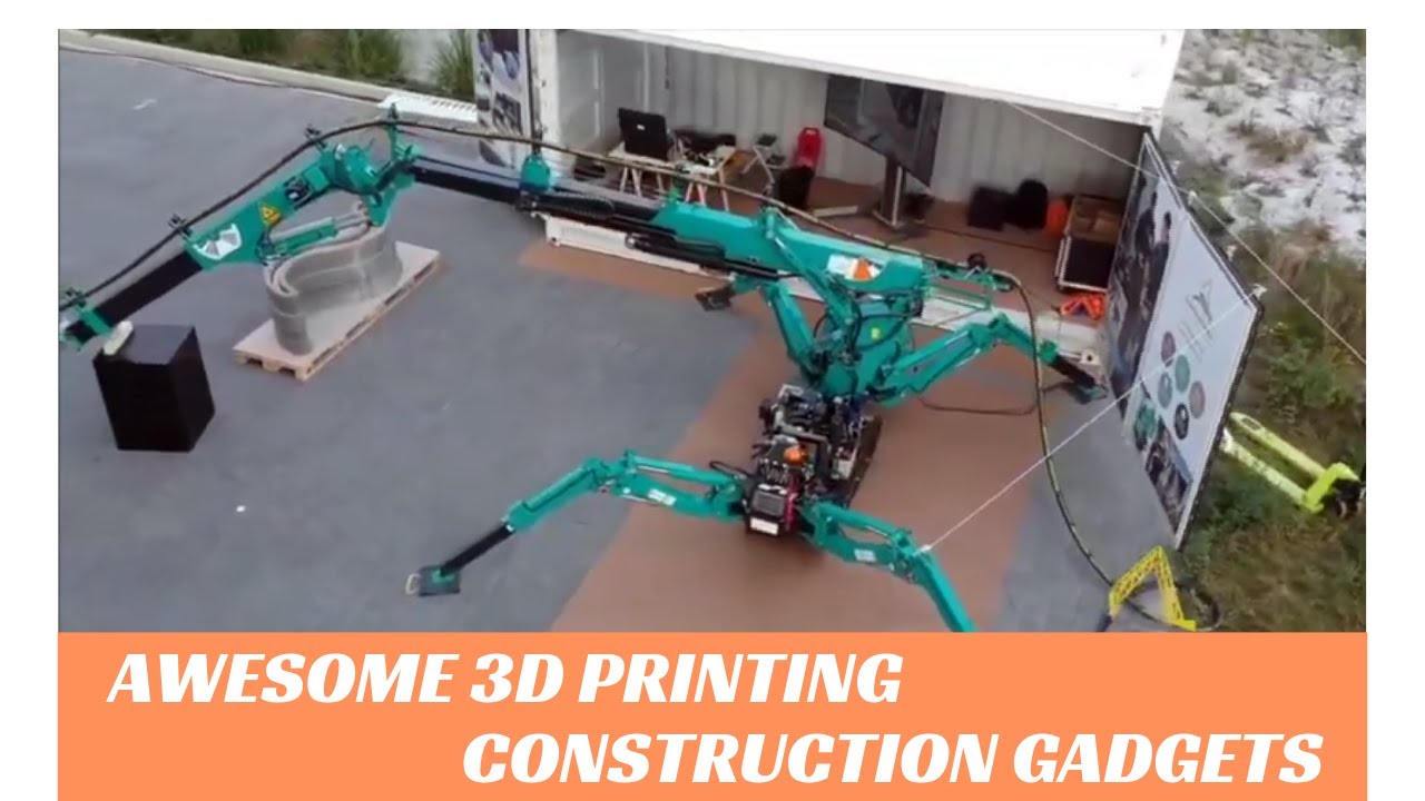 Awesome 3D Printing Construction Gadgets - YouTube