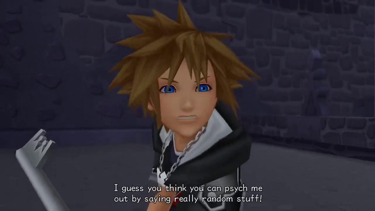 I guess you think you can psych me out by saying really random stuff ...