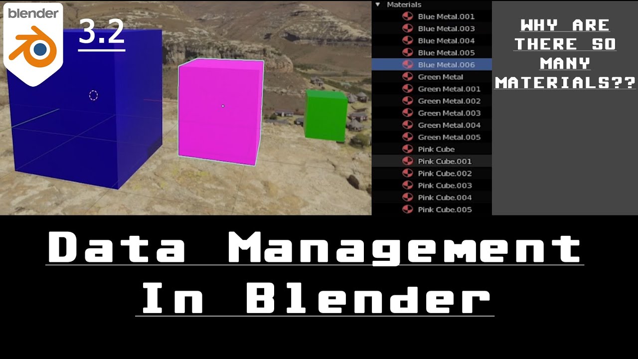 Data Management/Orhpan Data - Blender 3.2 - YouTube