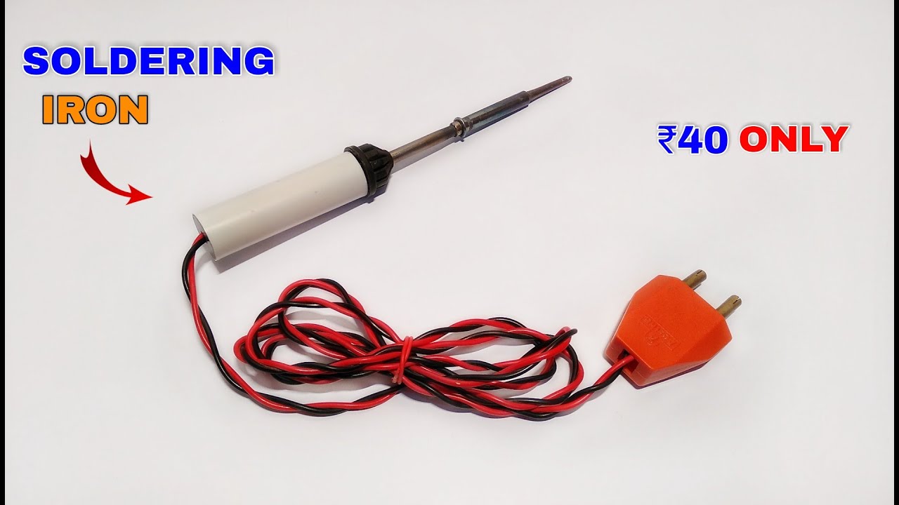 How To Make Soldering Iron At Home || Homemade Soldering Iron - YouTube