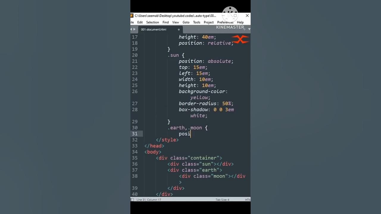 Solar System Html Css Youtube