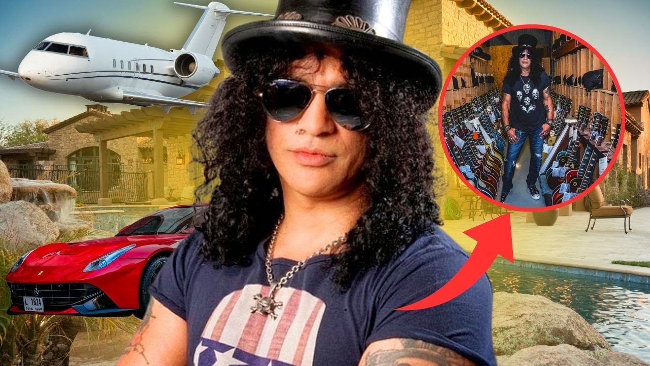 ESTE ES EL ESTILO DE VIDA DEL MILLONARIO GUITARRISTA DE GUNS N'ROSES SLASH 2025 - YouTube