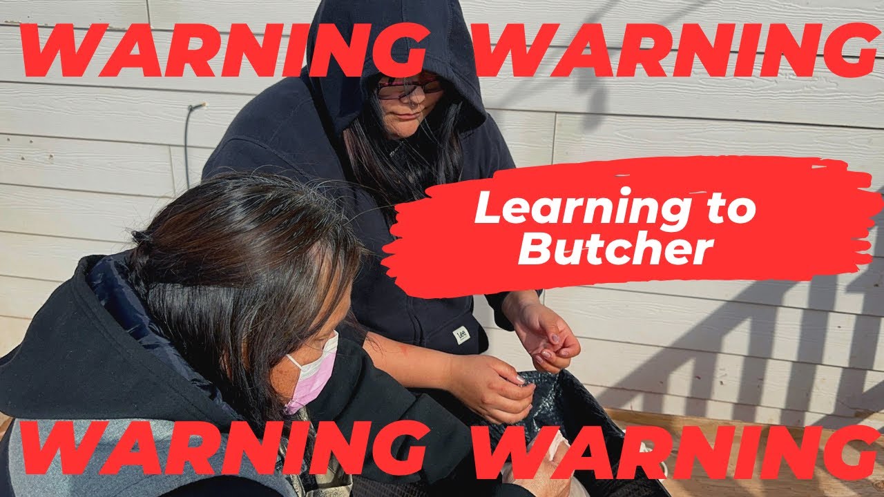 Birthday Butcher for our niece! AZ Navajo Rez Style (GRAPHIC VIDEO ...