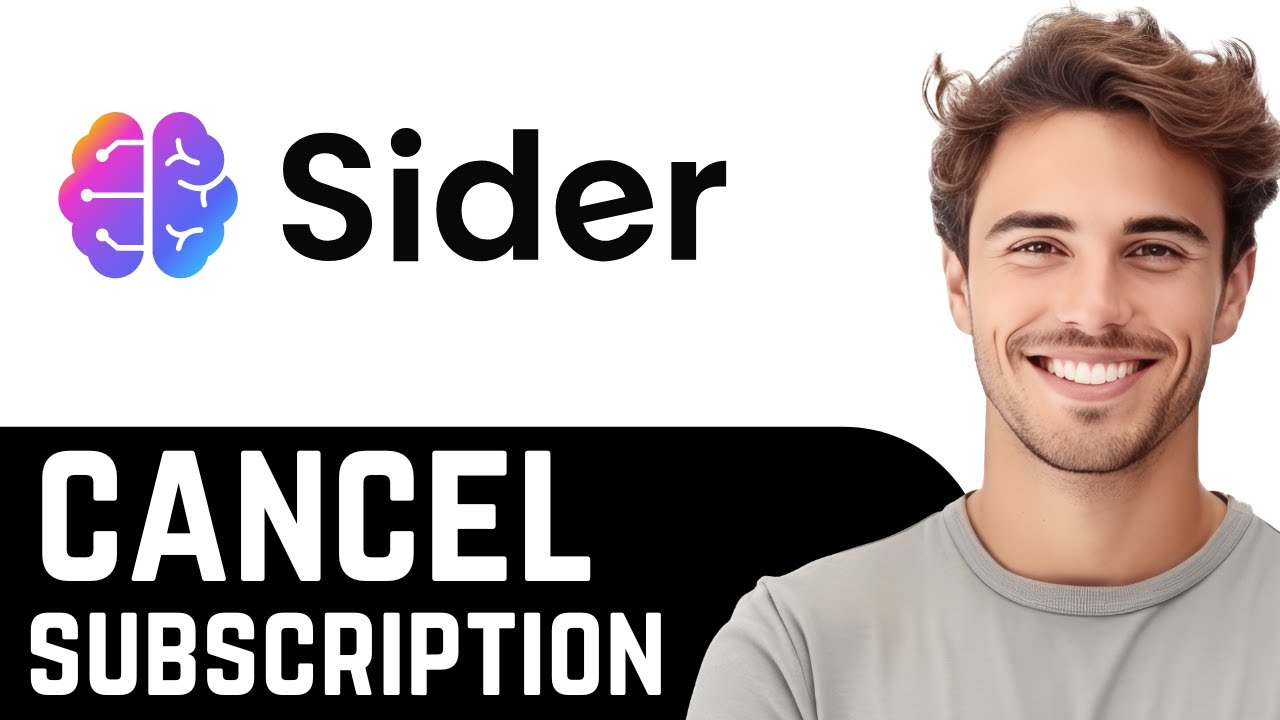 How To cancel Sider Ai Subscription (Full Guide) - YouTube
