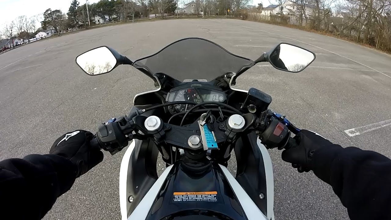 Riding My Yamaha R3 No MSF Course (Practicing For Skills Test) - YouTube