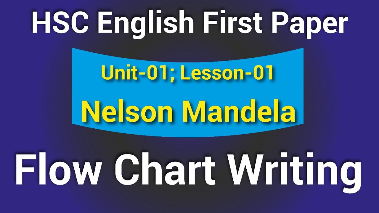 HSC English First Paper | Nelson Mandela | Flow Chart Writing - YouTube