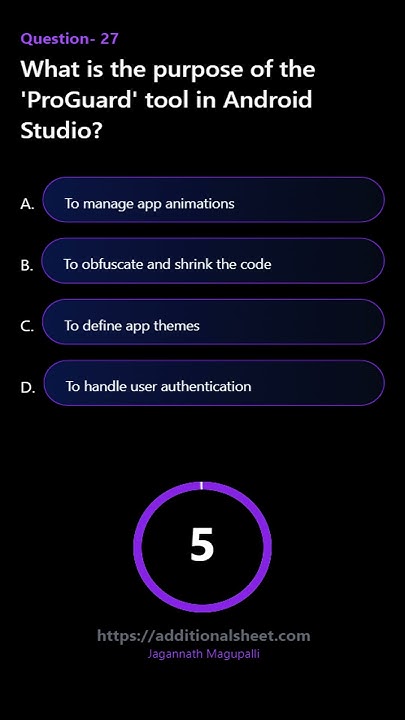 What is the purpose of the ProGuard tool in Android Studio - YouTube