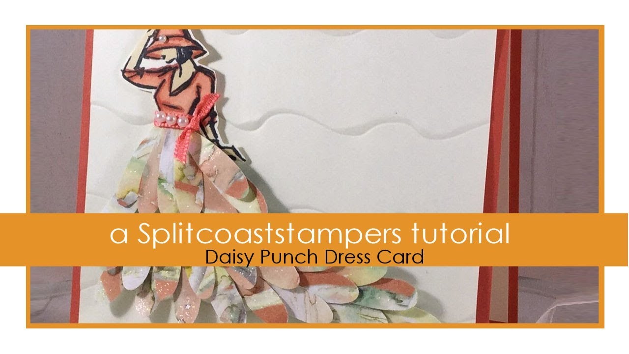 Daisy Punch Dress Card - YouTube
