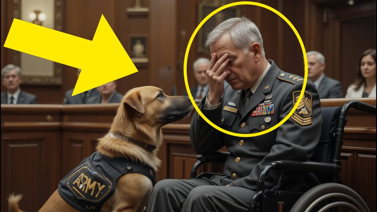 The ex-soldier wanted a final goodbye with his dog in court.What Happen ...