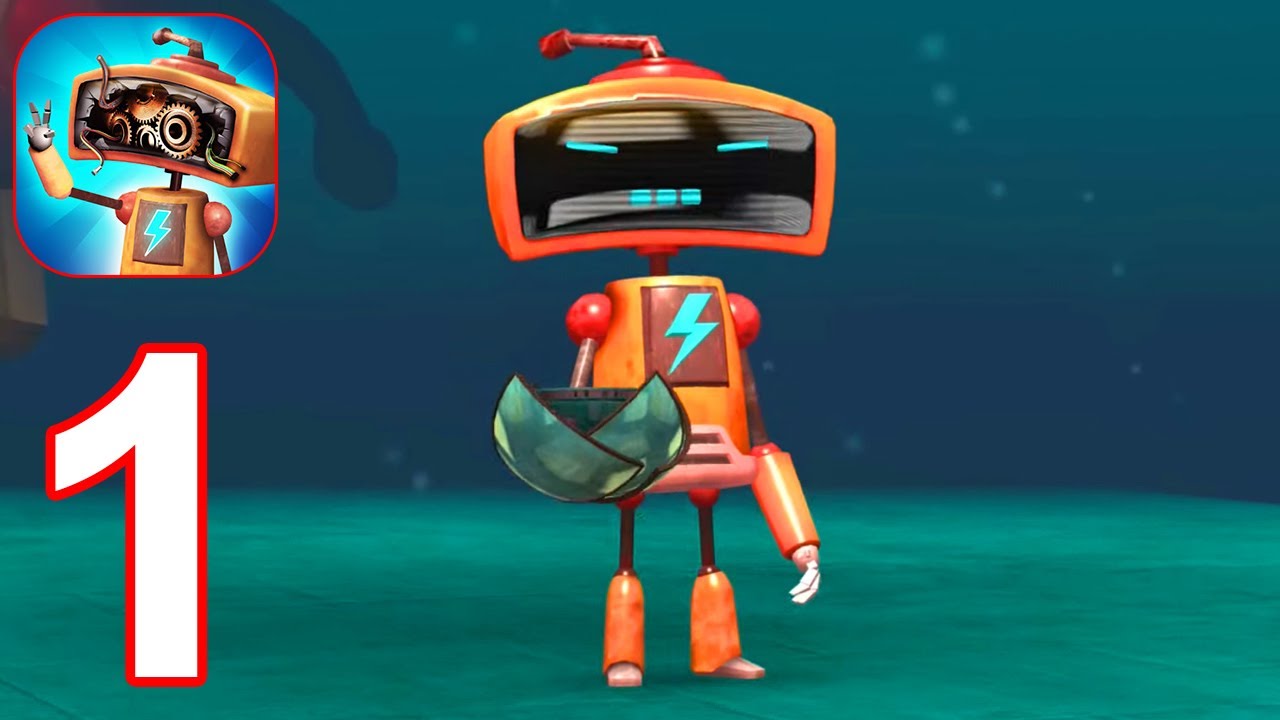 Tiny Robots Recharged - Gameplay Walkthrough Part 1 Levels 1-4 (Android, iOS) - YouTube