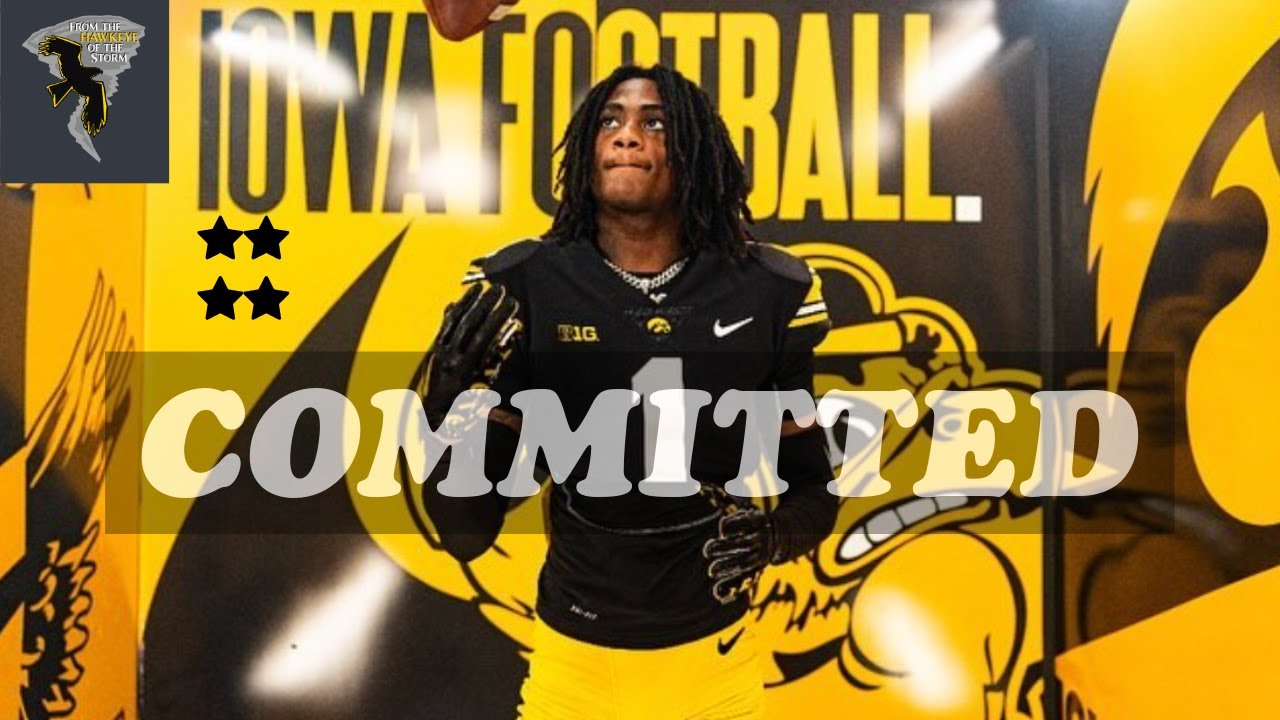 FUTURE #1 DRAFT PICK?! 😳😳😳 Iowa Football lands underrated 3-star (4 ...