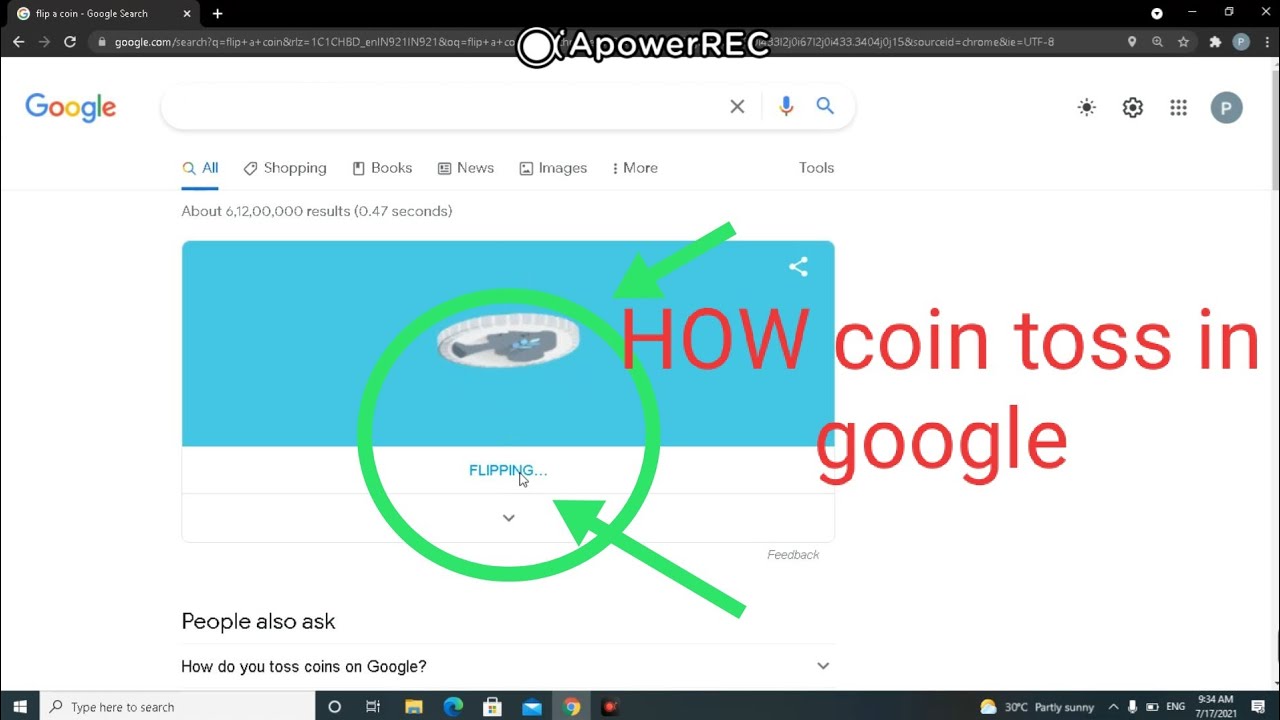 HOW TO TOSS A COIN BY GOOGLE(GOOGLE TRICK) - YouTube