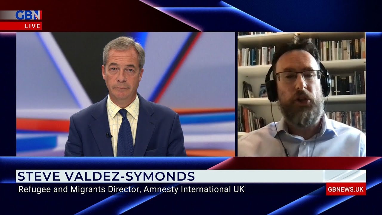 Nigel Farage discusses deportation flight with Amnesty International UK ...