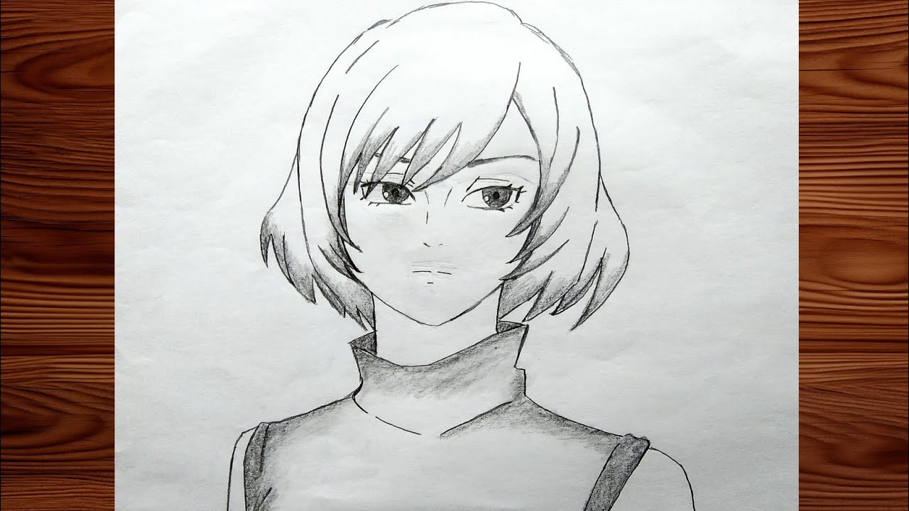 How to draw Mai Zenin from Jujutsu Kaisen | Easy drawing tutorial step ...