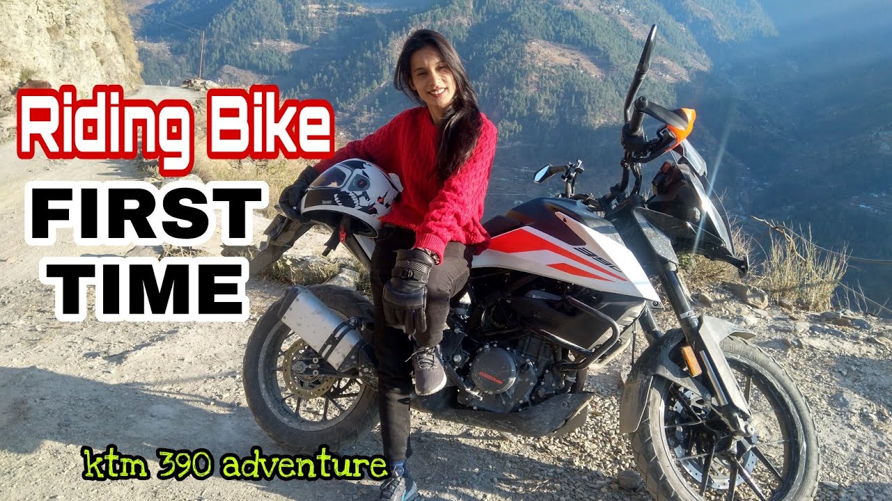 Crazy reaction of my sister while riding KTM bike for first time | 390 ...