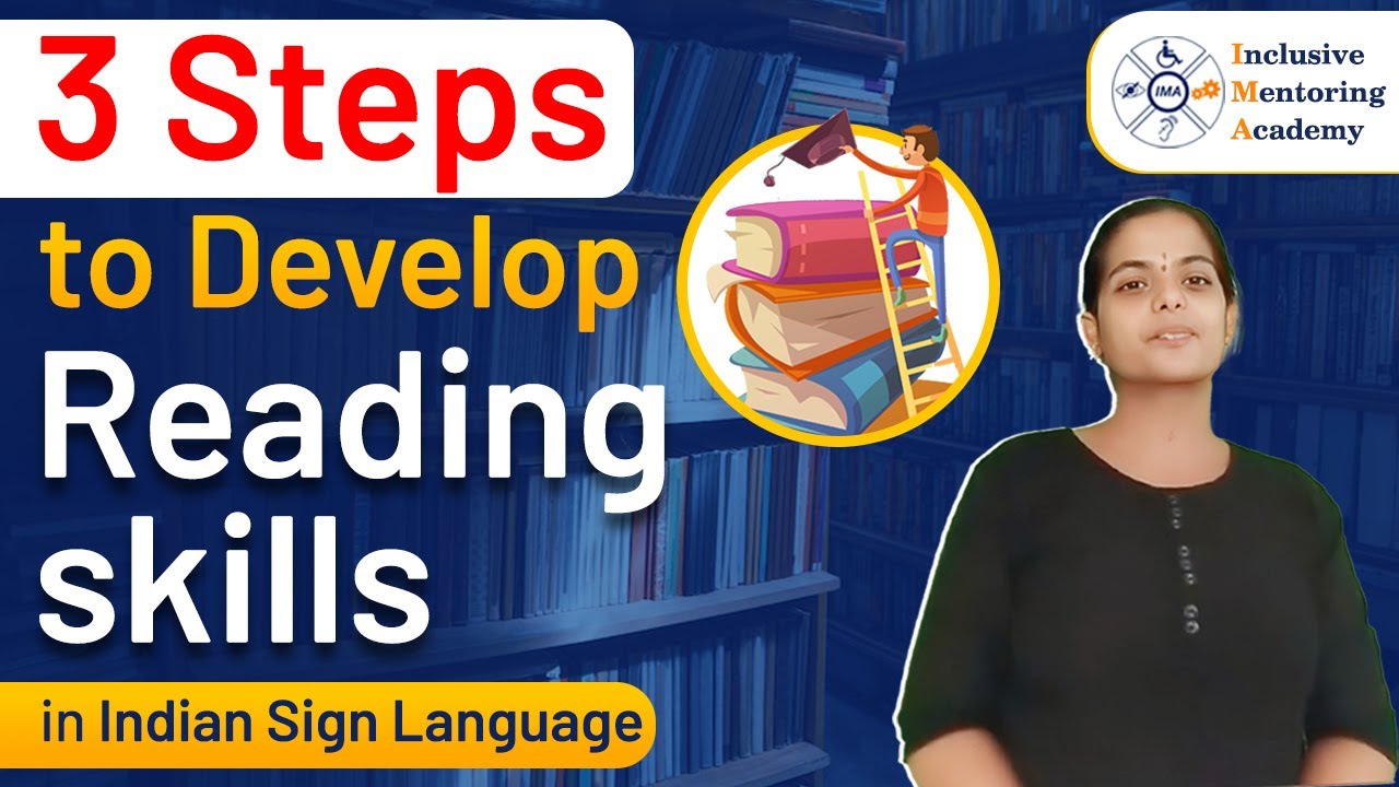 3 Steps to Develop Reading Skills | Indian Sign Langualge #signlanguage ...