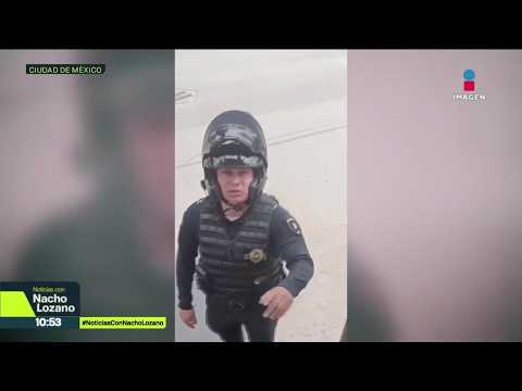Graban a policía de la CDMX extorsionando a un conductor | Noticias con Nacho Lozano