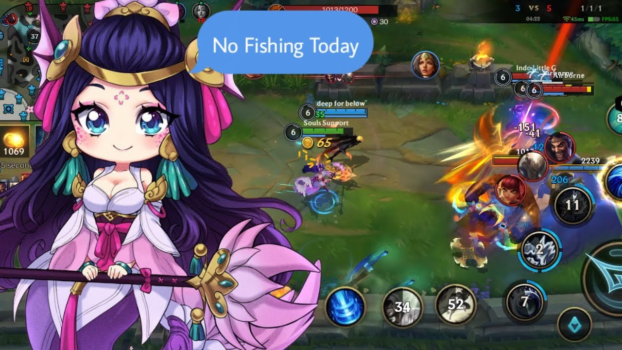 Wild Rift Nami Support Gameplay Season 11 - YouTube