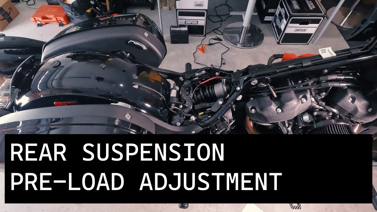 Adjust Rear Suspension Pre-Load - Harley-Davidson M8 Softail 2023 Low ...