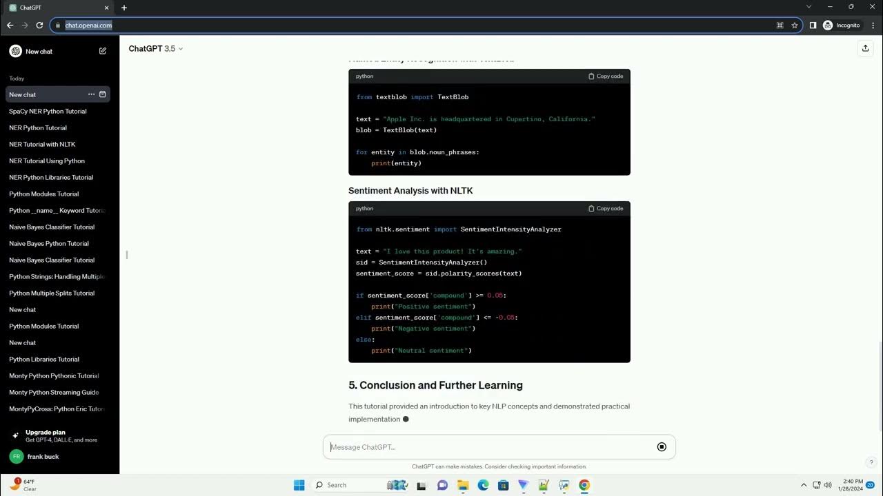 natural language processing a textbook with python implementation - YouTube