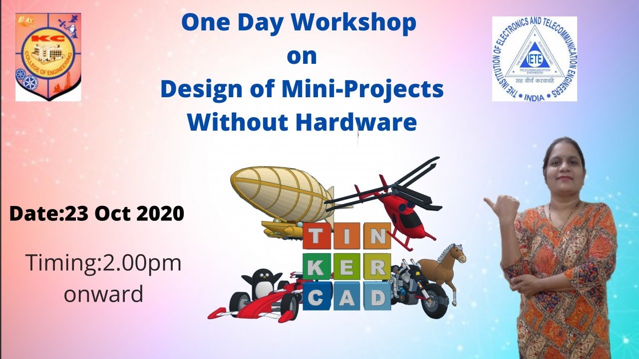 Design of Mini-Projects without Hardware using Tinkercad - YouTube