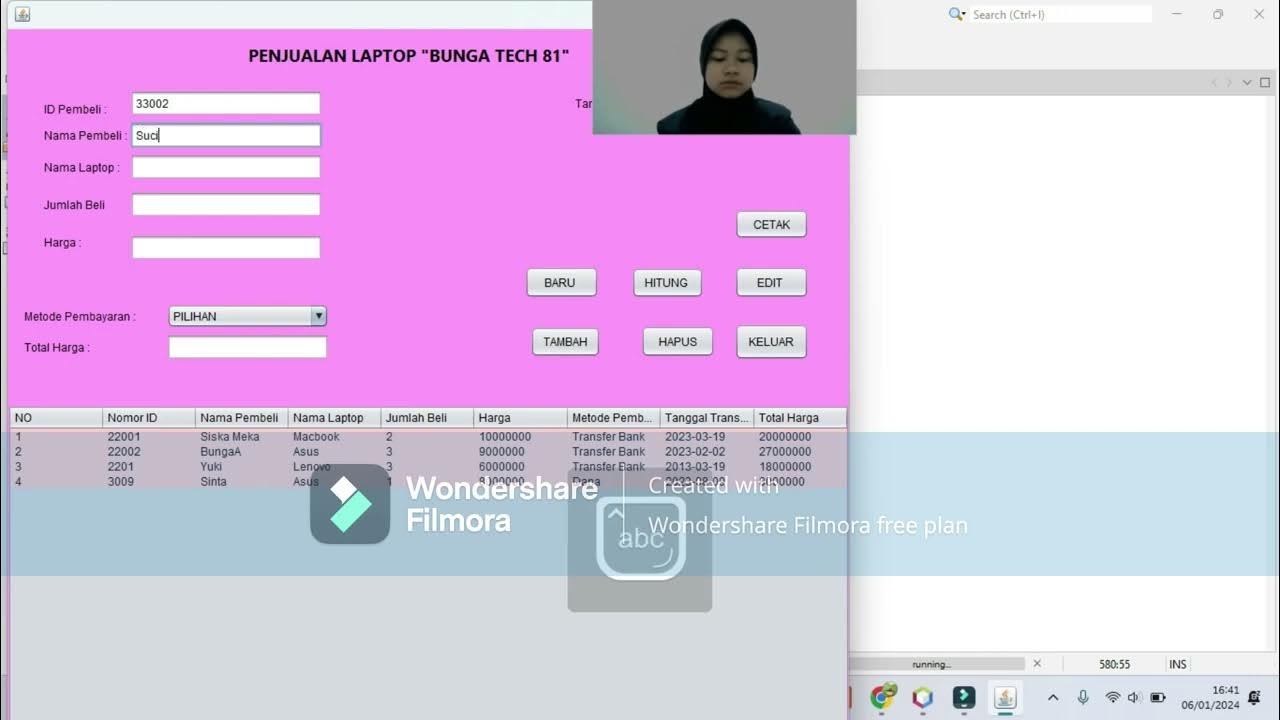 Tugas UAS Pemrograman Visual - YouTube