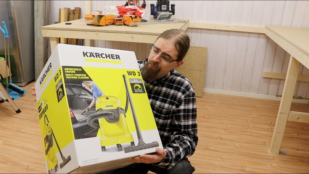 Kärcher WD3 Unboxing - YouTube