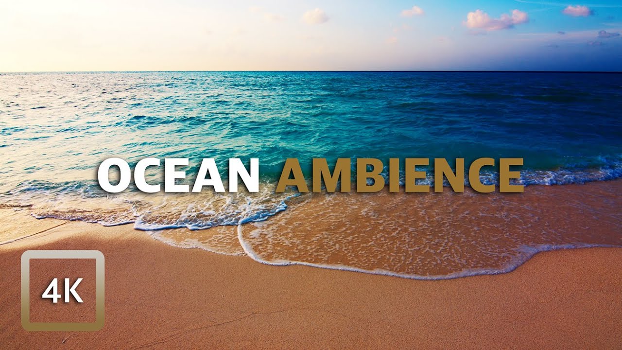 🌴 Tropical Island Ocean Ambience (Maldives) 🌊 Soothing Waves and ...