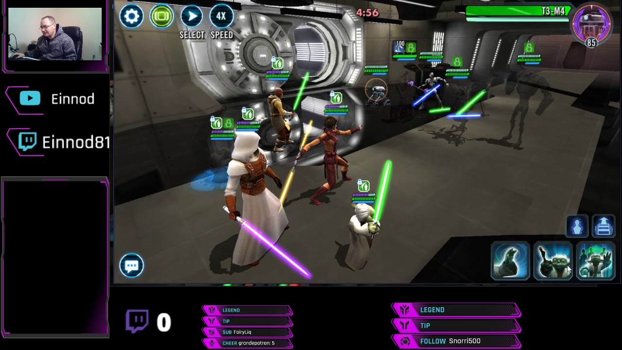 SWGOH - Grand Arena Championships - Season 3, Week 3, Round 1 - YouTube