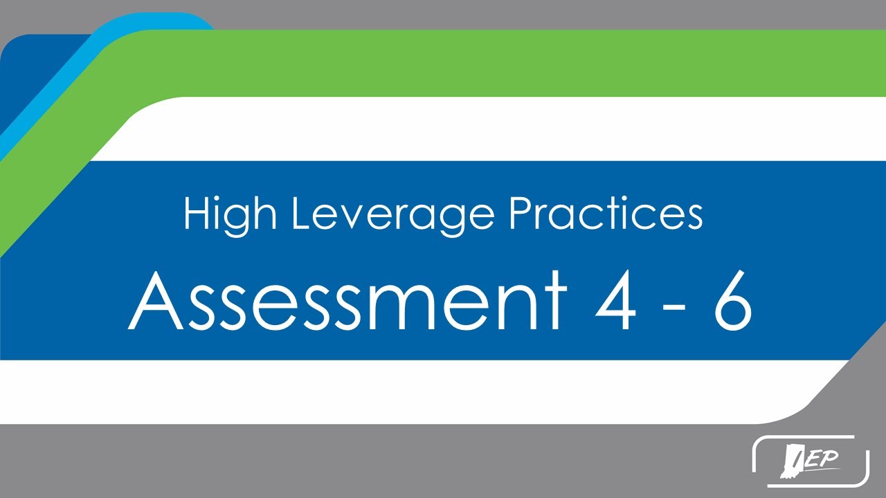 HLP 4-6: Assessment - YouTube