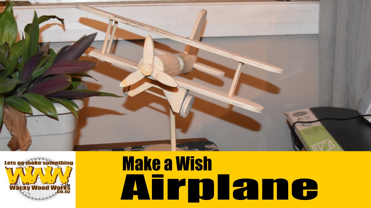 How I make this air plane off the cuff - Wacky Wood Works - YouTube