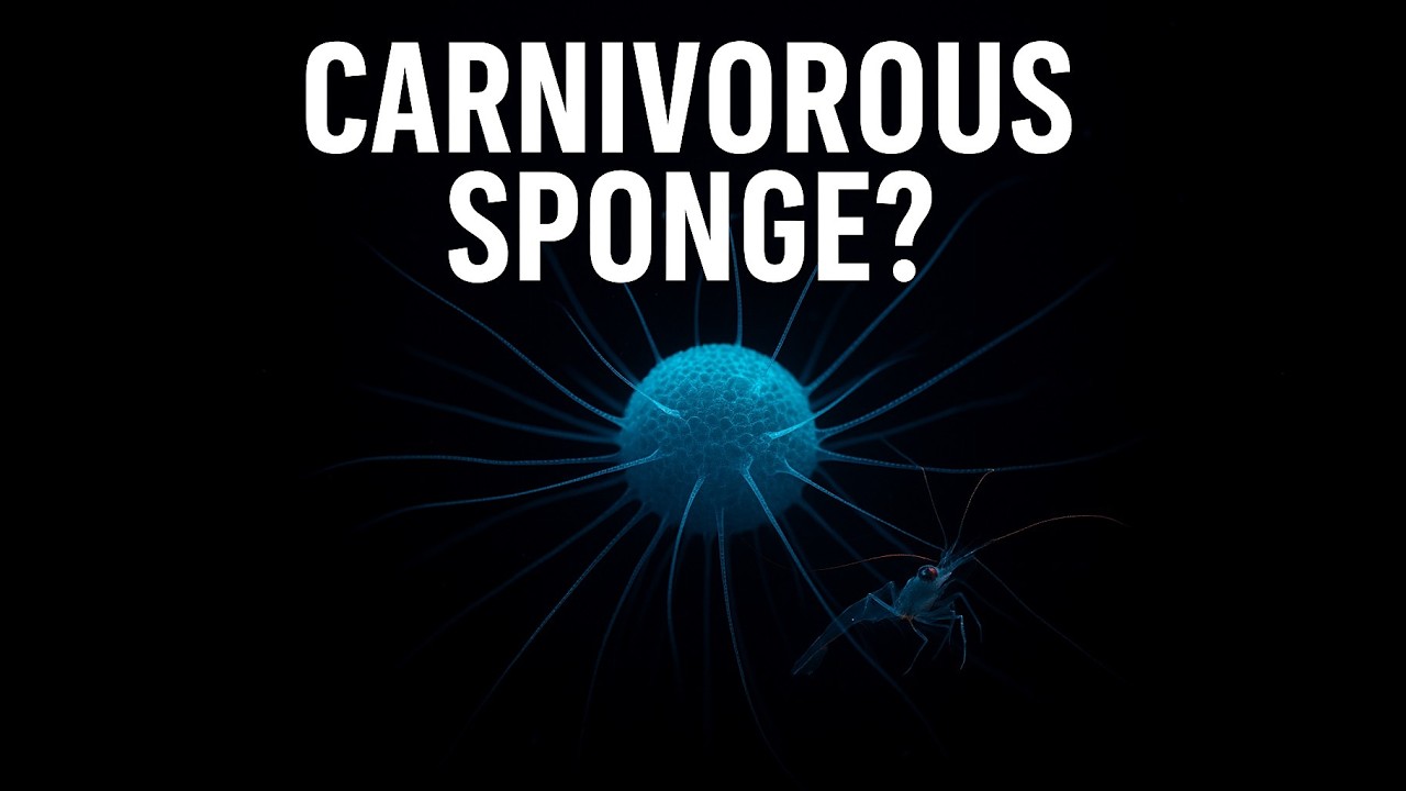 This Carnivorous "Death Ball" Sponge Catches Prey With Glass Hooks # ...