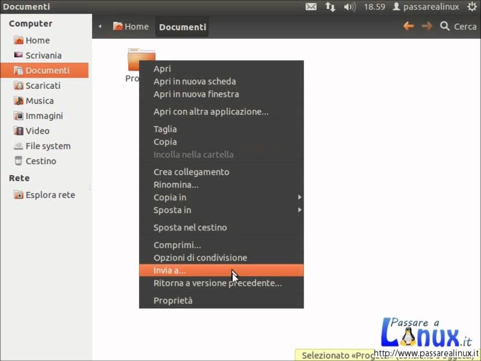 Ubuntu Linux per principianti - Lezione 4 - gestire files, cartelle e ...