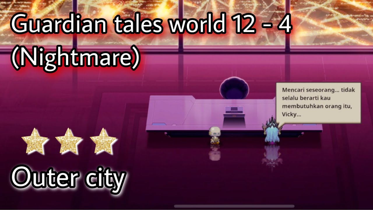 Outer city | Guardian tales nightmare world (12-4) - YouTube