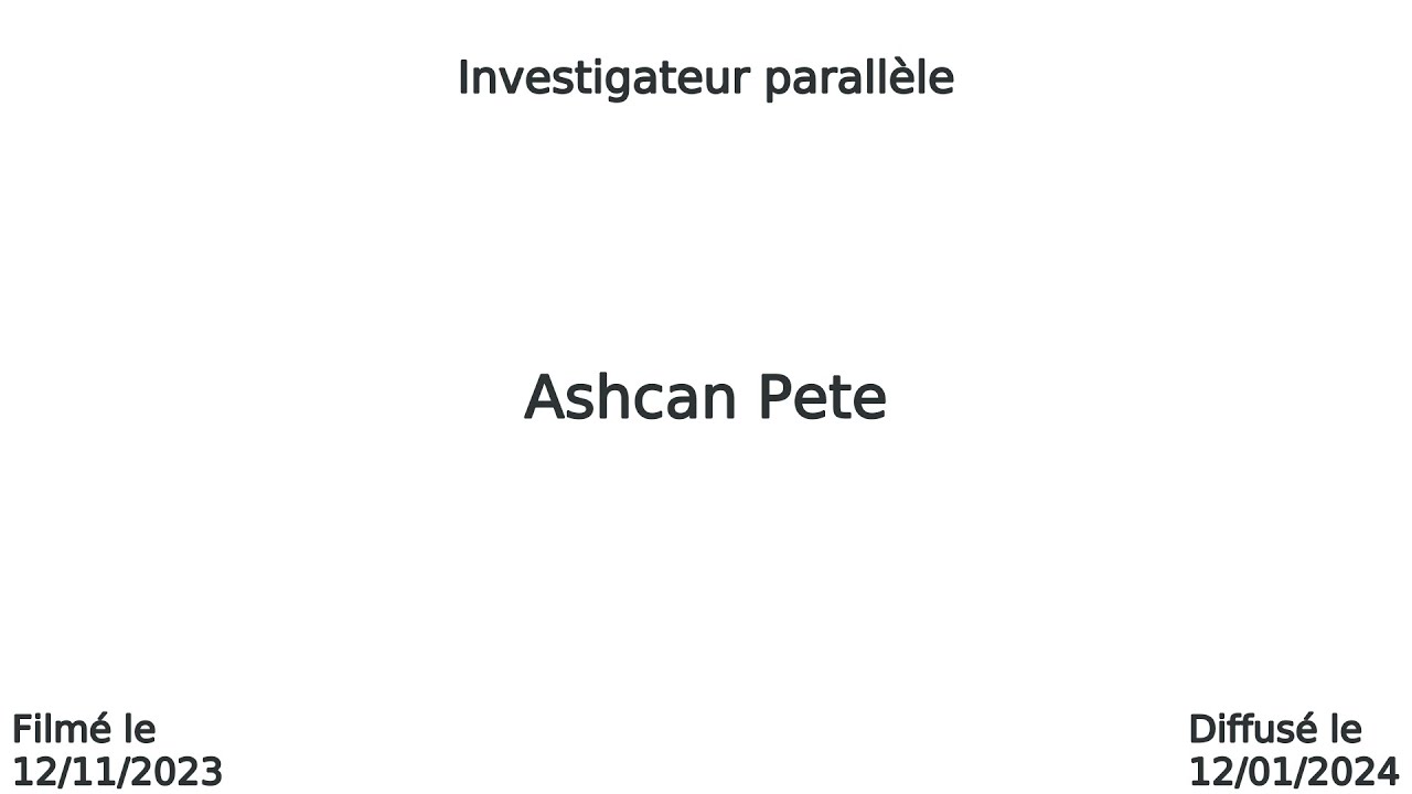 Horreur à Arkham JCE 298 : Ashcan Pete parallèle, partie 1 - YouTube